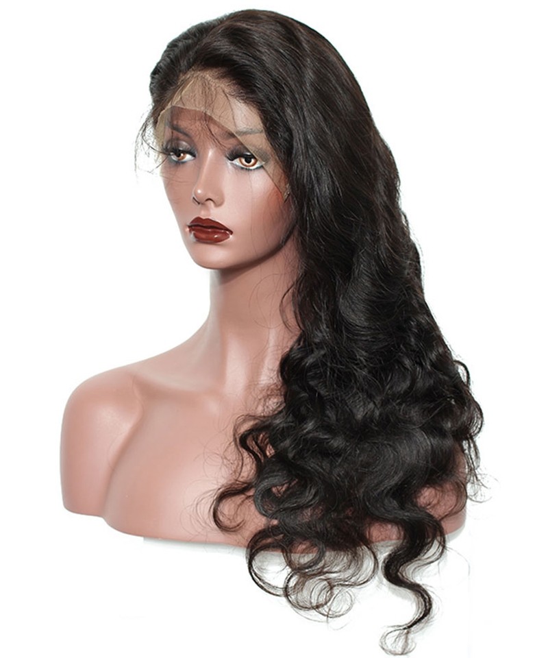 18 Inch Body Wave 13x6 Deep Part Lace Front Human Hair Wigs 150