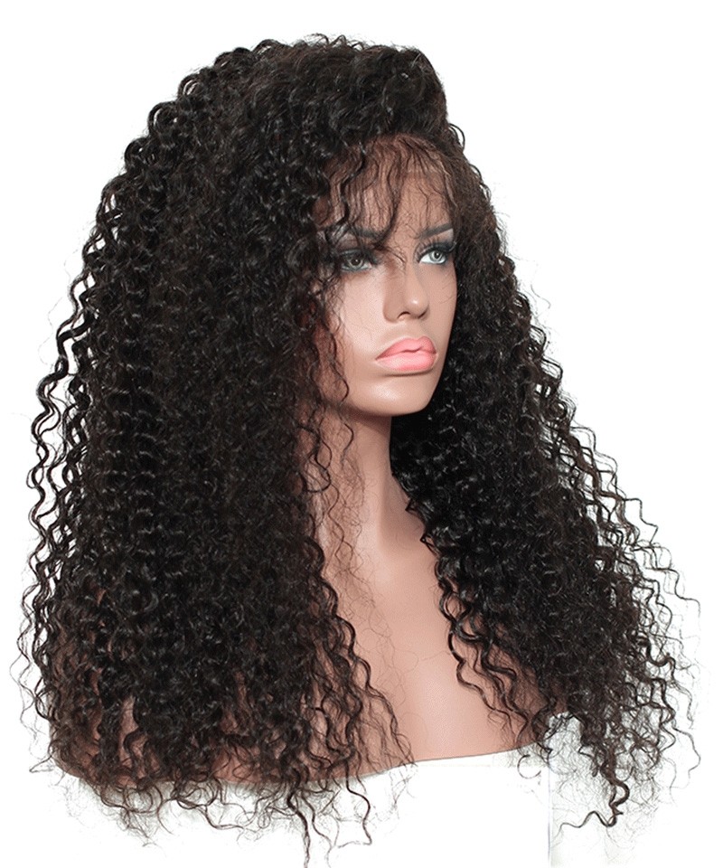 13x6 Deep Part Lace Front Human Hair Wigs 150 Density Deep Curly Wig