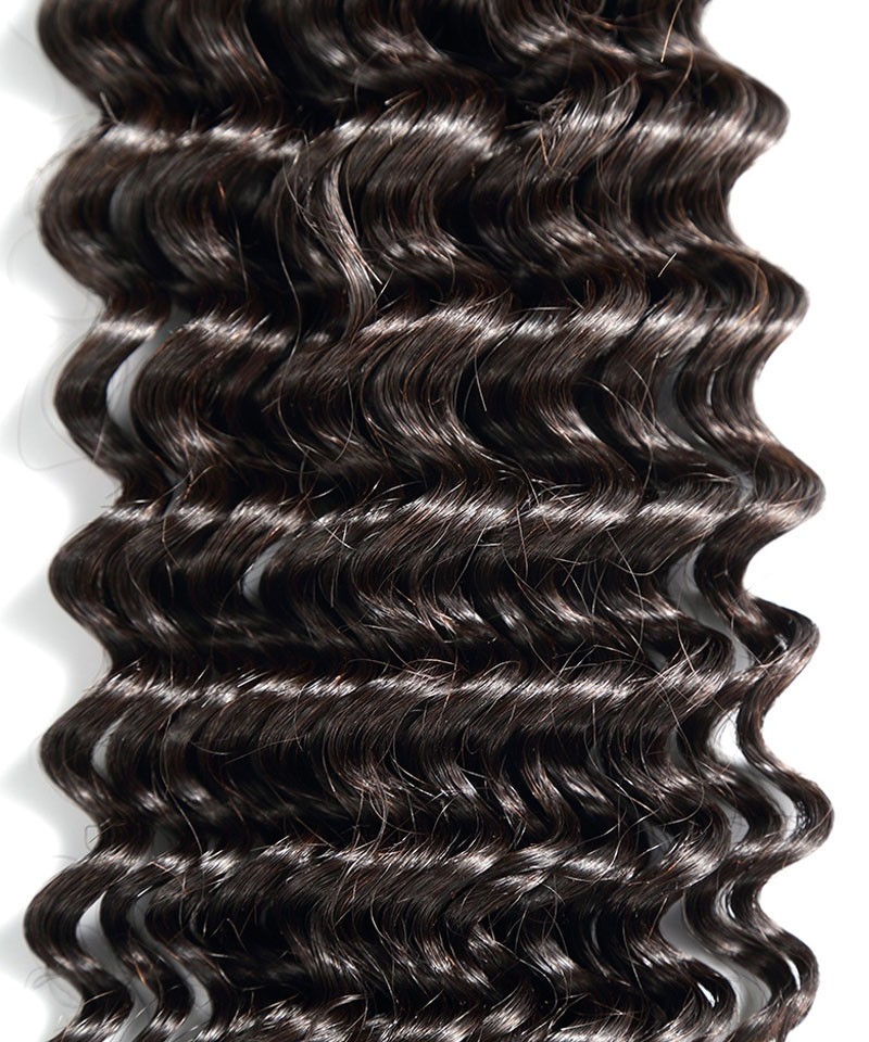 Peruvian Deep Wave Curly Hair Weave Bundles 100% Human Hair Weaving ...
