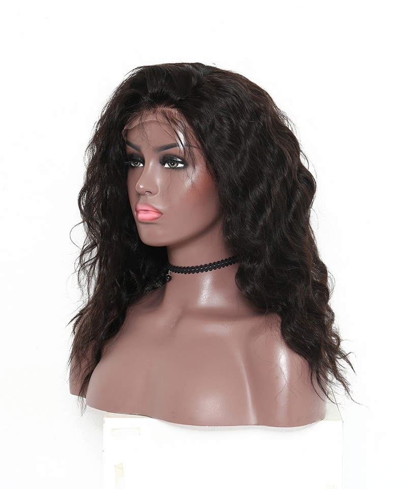 16"Body Wave Lace Front Human Hair Wigs 250% High Density Lace Wigs ...
