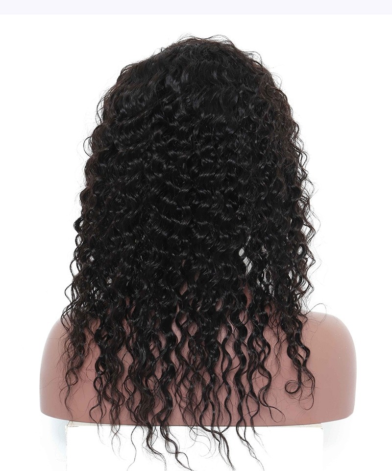 Sale 360 Lace Frontal Wig Brazilian Deep Wave 180 Density Lace Wigs