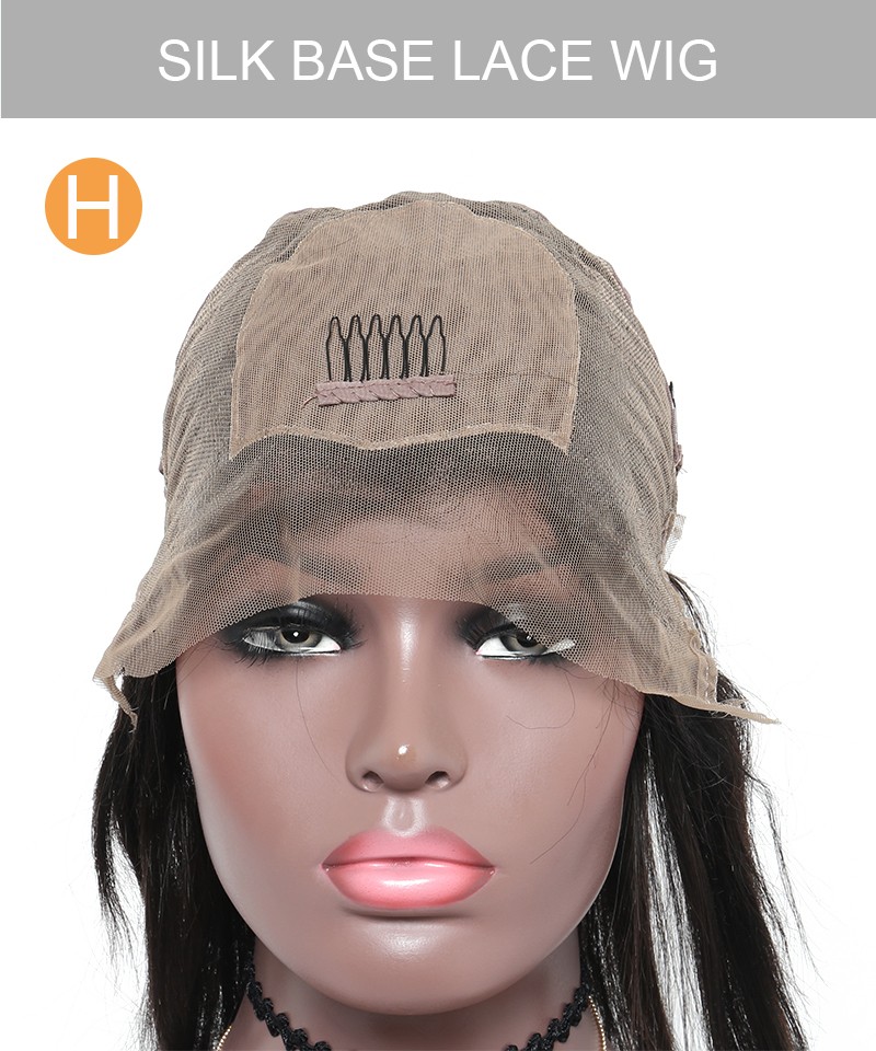 Full Lace Human Hair Wigs Deep Curly Wave Silk Base Wigs Natural Scalp ...