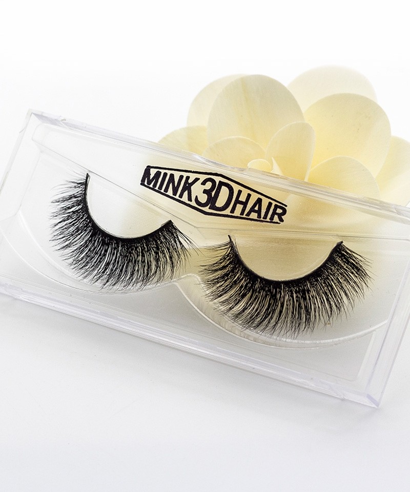 One Pair Beauty mink eyelashes 3D MINK False Eyelashes Messy Cross ...